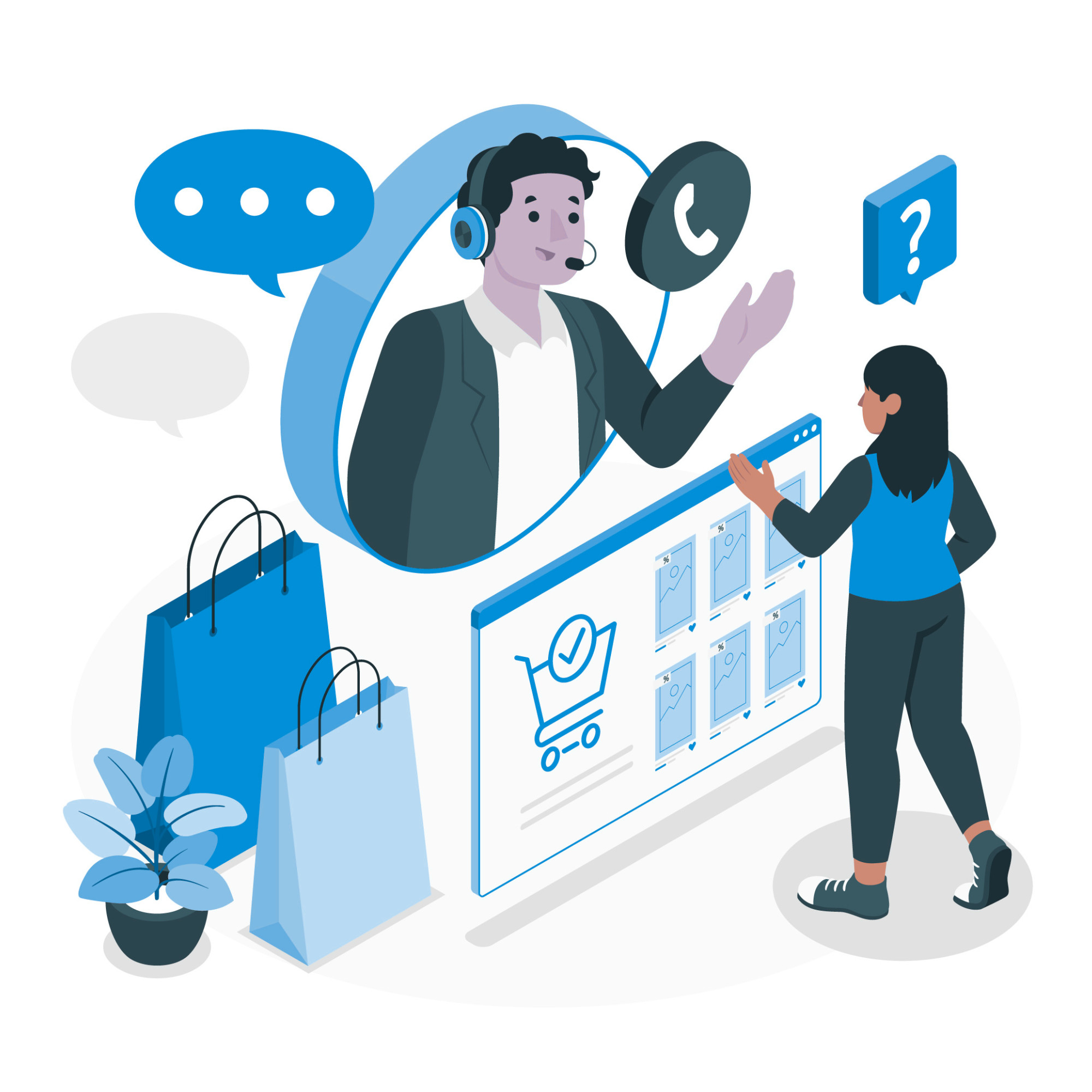 VoIP in Retail and E-commerce for Sales and Customer Care